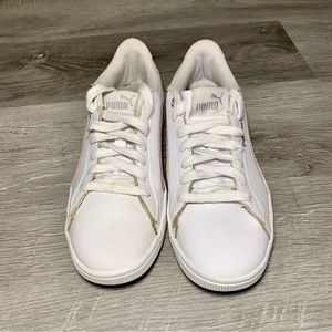 Puma | Shoes | Puma Womens Vikki V2 White Sneakers Size 7 | Poshmark